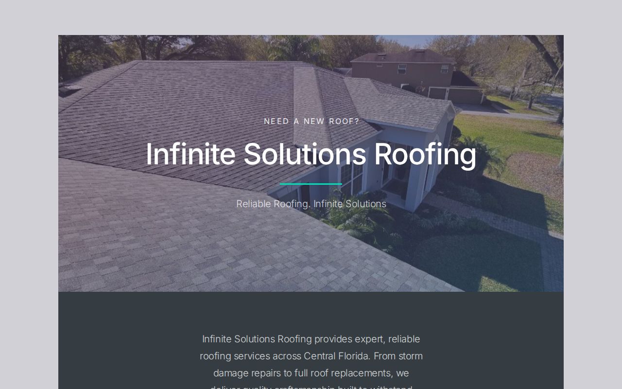 Infinite Solutions Roofing, Inc. / LIC. CCC1334643